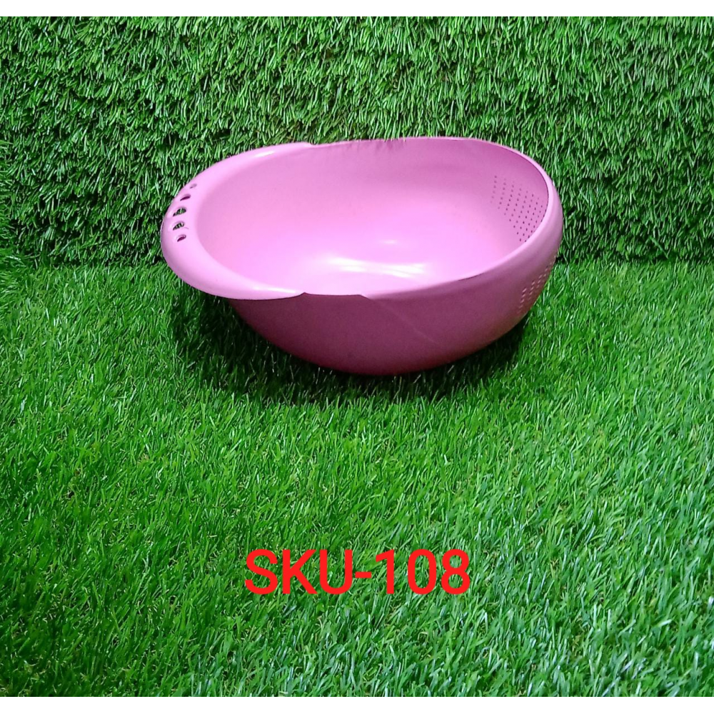 Kitchen Plastic big Rice Bowl Strainer Perfect Size for Storing ...